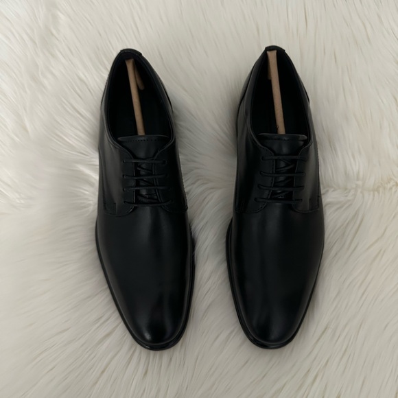 Ecco | Shoes | Ecco City Tray Tech Lace Up New In Box Black Leather ...